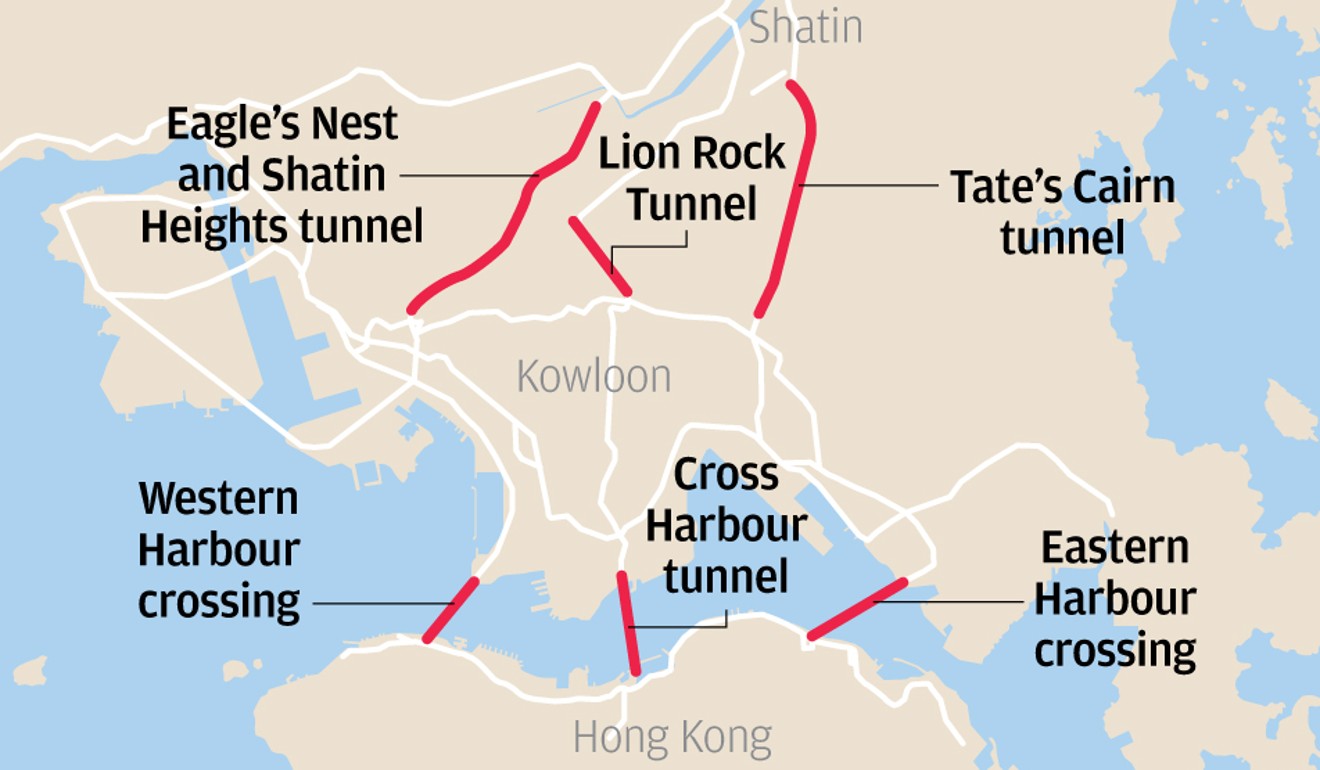 Tolls at Cross-Harbour and Lion Rock tunnels may increase to ease Hong ...