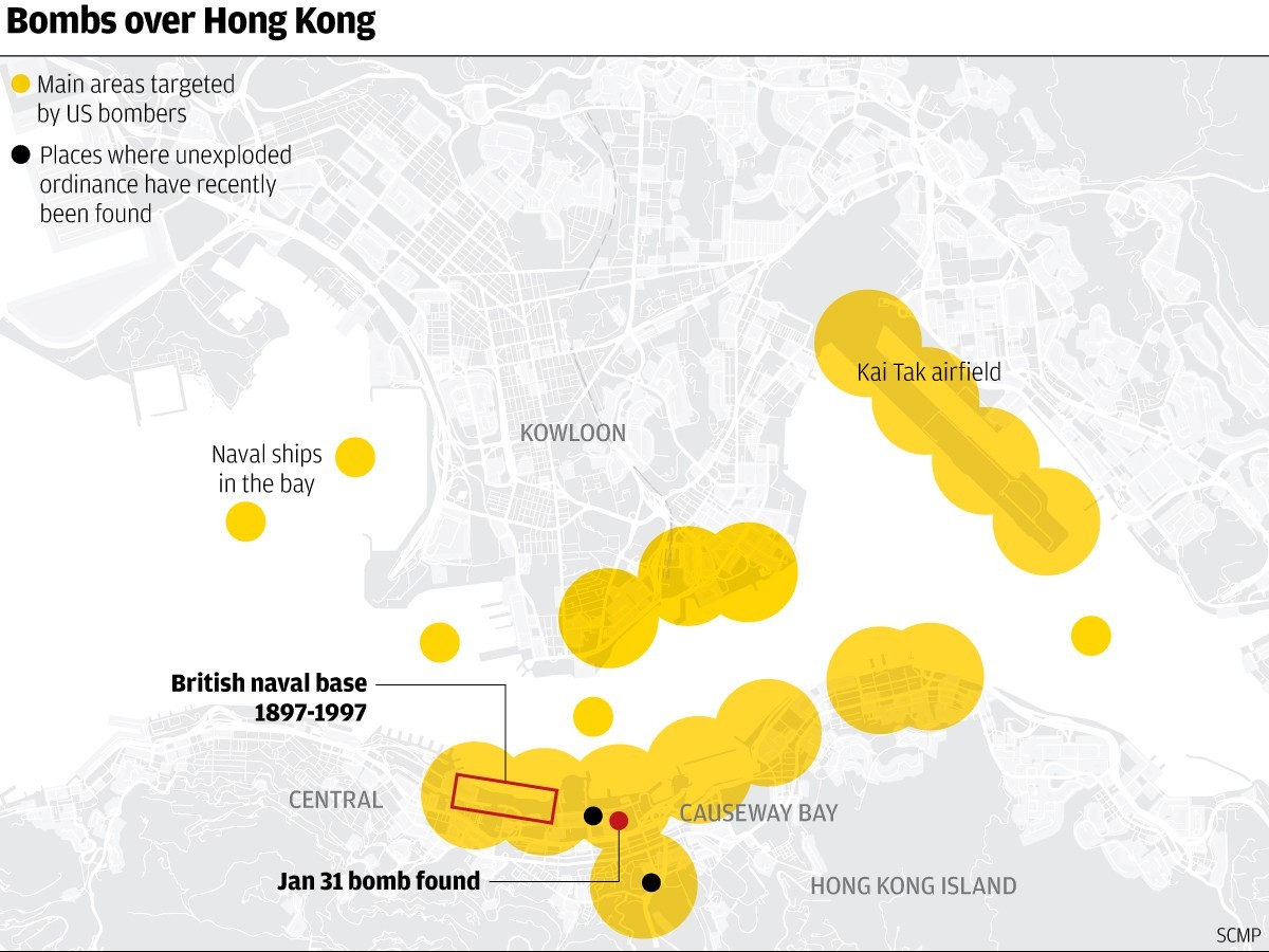 Hong Kong police disarm second 450kg wartime bomb after ‘dirty ...