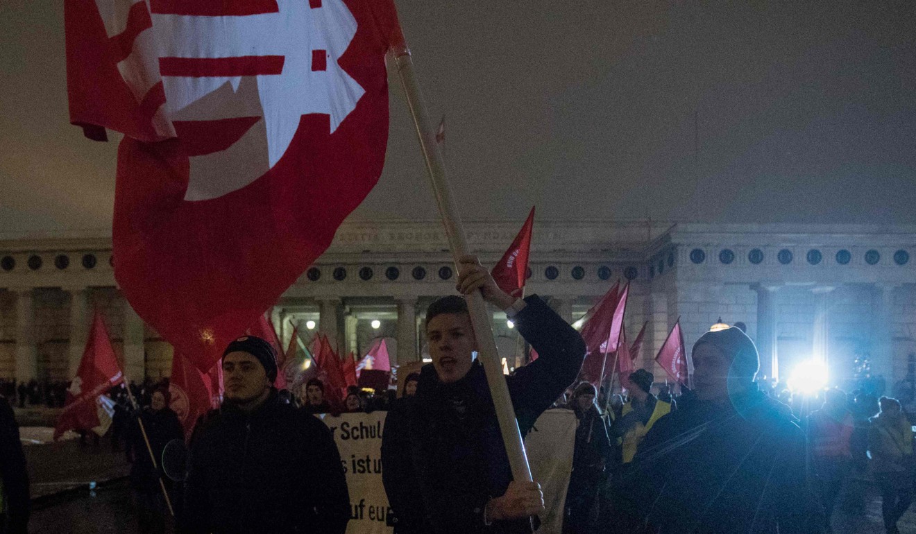 Austrians protest rightwing coalition tough on migrants | South China ...