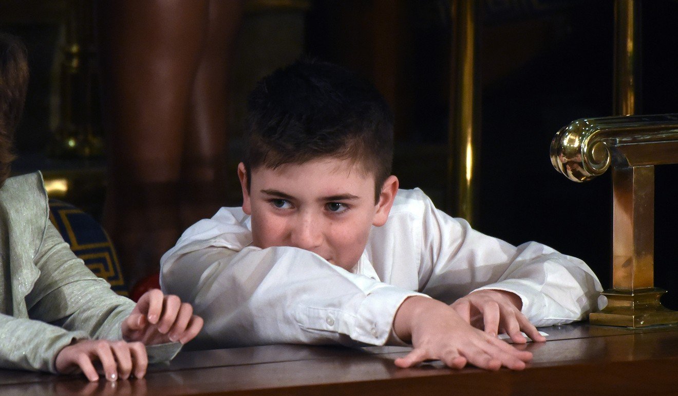 Presidential guest Joshua Trump, bullied for his surname, slept through ...