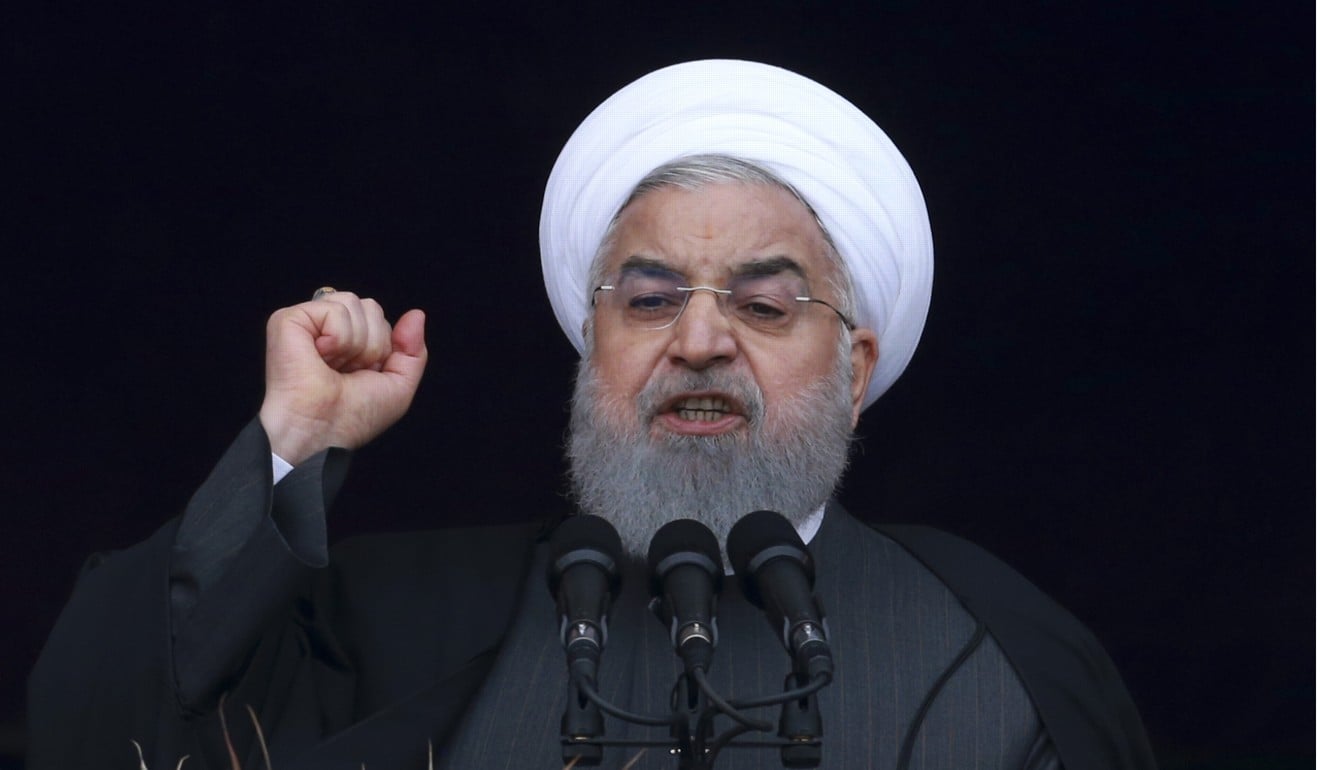 ‘Death to America’ chants and flag waving in Iran to mark 40th ...