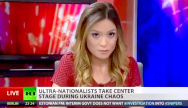 US anchor for Russia Today network quits over its bias on Ukraine ...