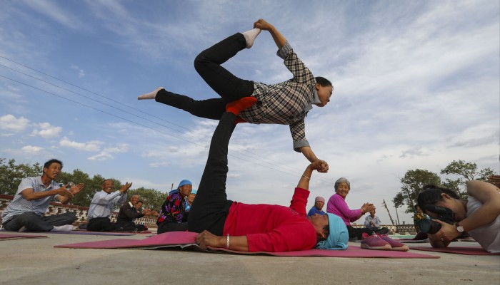 China’s yoga village flexes its muscles | South China Morning Post