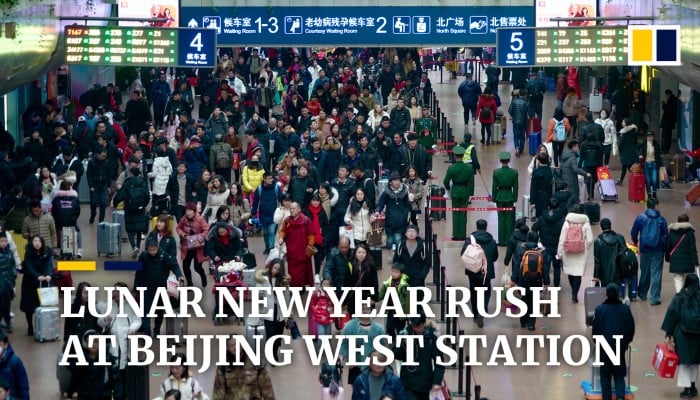 Beijing train station busiest hub as the world’s ‘largest migration ...