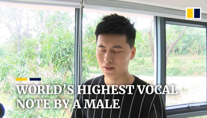 Chinese man breaks world record for ‘highest vocal note by a male’ with ...