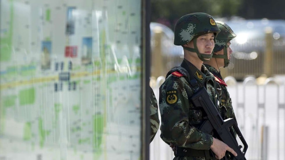 Armed police out in full force after deadly Xinjiang terror attack ...