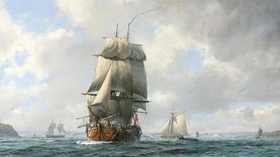 Endeavour, ship Captain Cook sailed to Australia and New Zealand ...