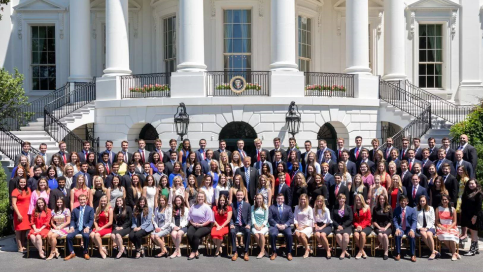 Trump’s White House intern programme is incredibly white, leaked photo ...