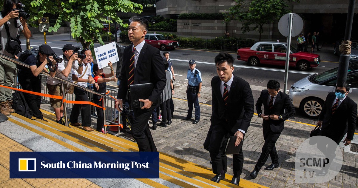 Seven Hong Kong Policemen Accused Of Beating Up Protester Appear In
