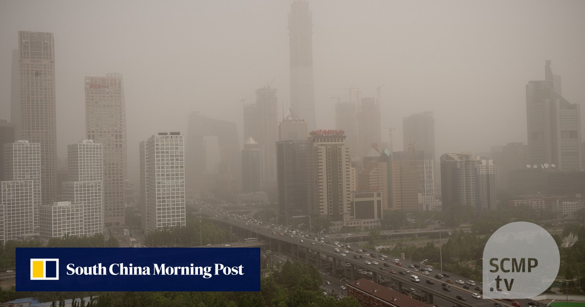 Dust storm blankets northern China | South China Morning Post