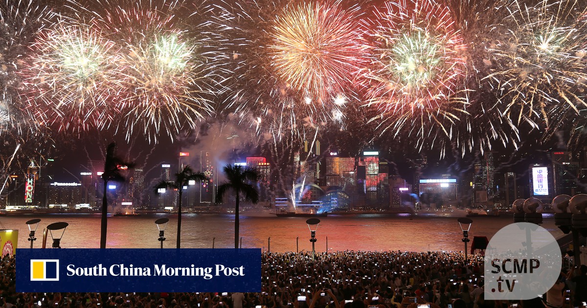 Victoria Harbour lights up with largest and most expensive fireworks ...