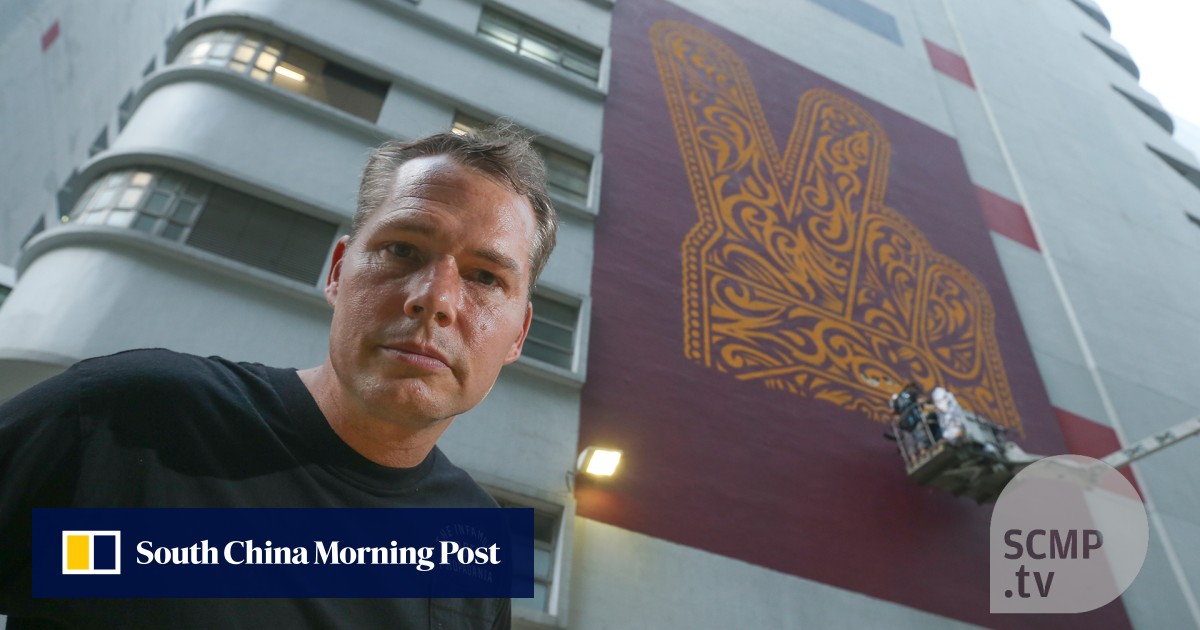 Street artist Shepard Fairey in Hong Kong | South China Morning Post